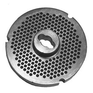 Size 32 Bone Collector Hubbed Meat Grinder Plate, 1/8" (3,5mm) Holes ...